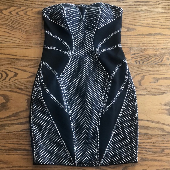 Cache | Dresses | Cache Black Rhinestonestudded Mini Dress | Poshmark